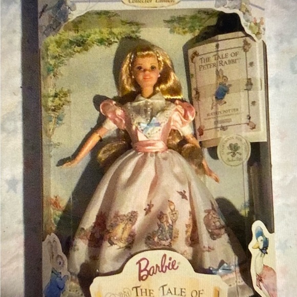 Barbie | Other | Barbie St The Tale Of Peter Rabbit Pink Dress Doll 9s ...